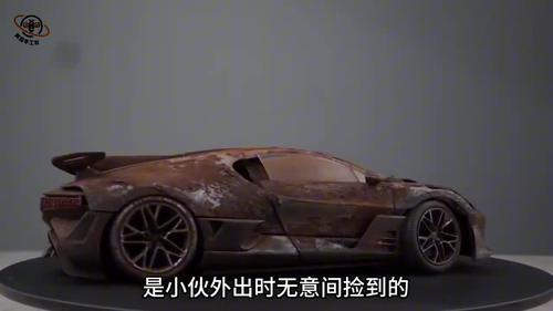 破烂不堪的模型玩具车,在小伙的翻新修复下,变得焕然一新