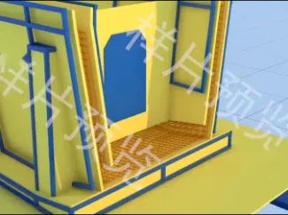 3D中国桥梁工程高架桥分段建造建设制作过程三维动画演绎视频素材...