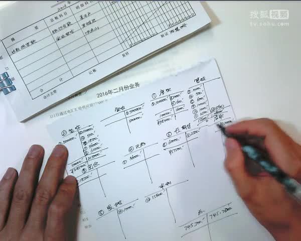 会计T型账户怎么做视频教程 T型账户模版教程 会计T型账户 会计基础 ...