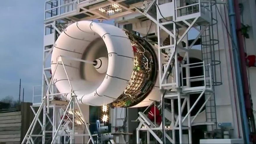 罗罗发动机台架测试