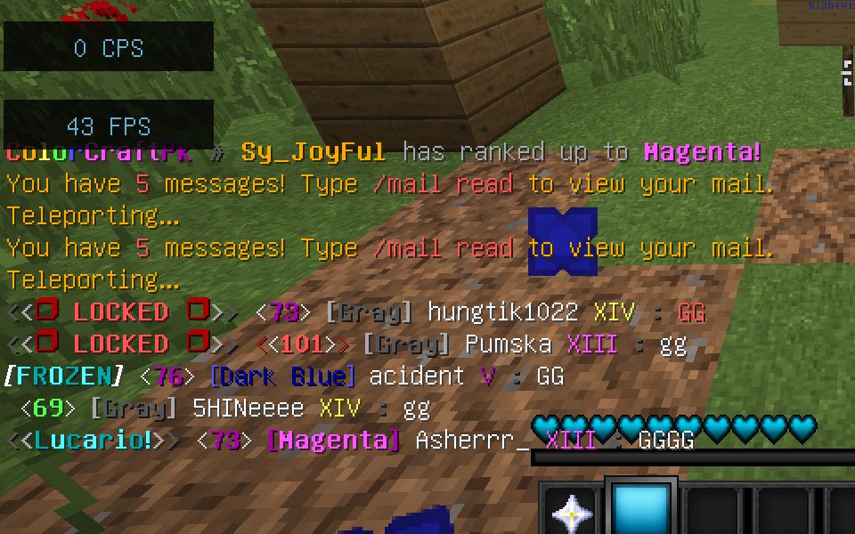 【MC跑酷】钉 钉 se 调 跑 酷---ColorCraft LightBlue (2)