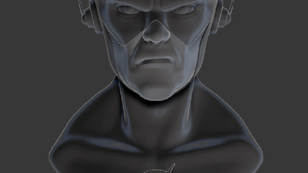 老FLASH 闪电侠 zbrush练习