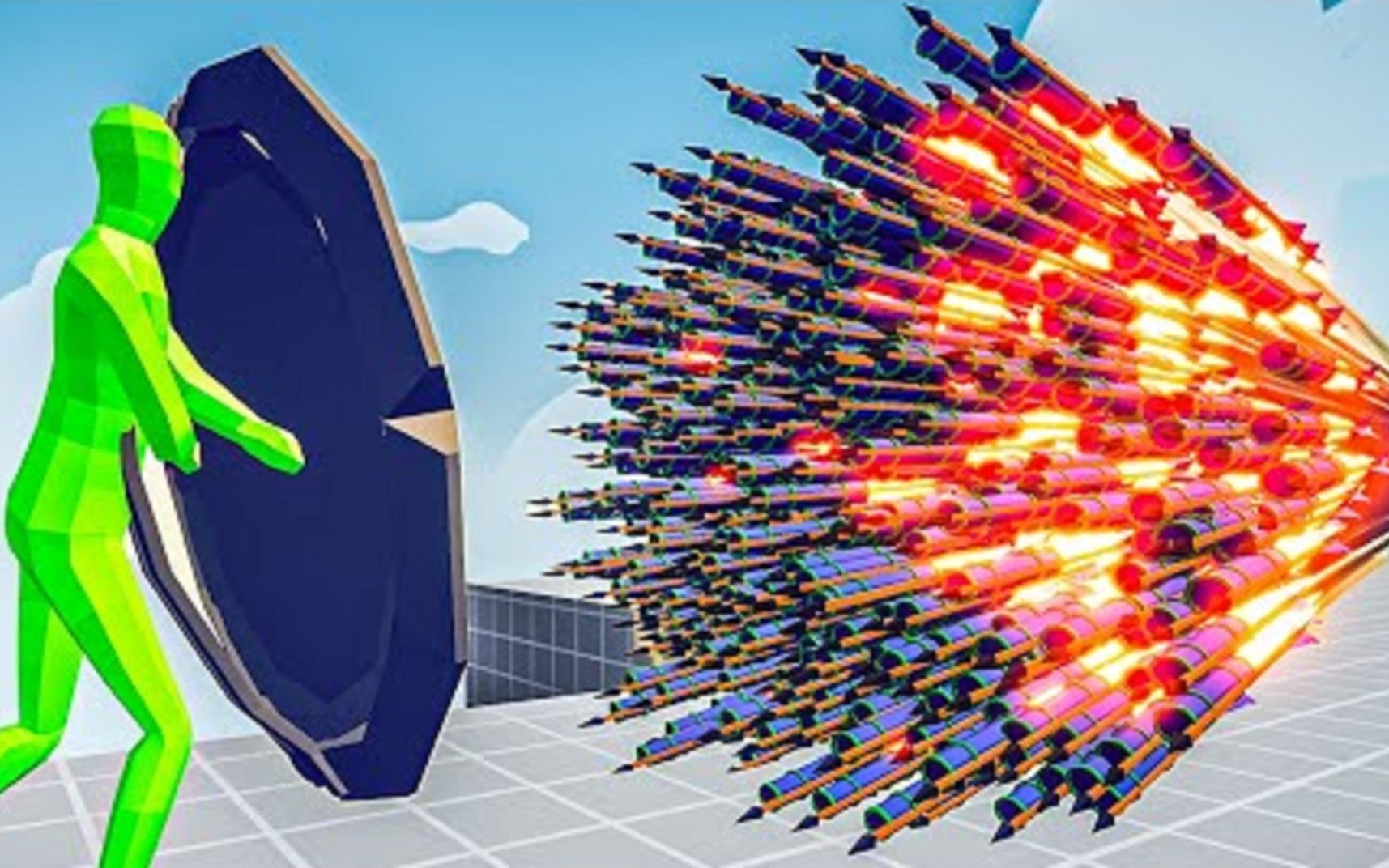 全面战争模拟器:僵尸反射盾牌对抗所有神之兵种