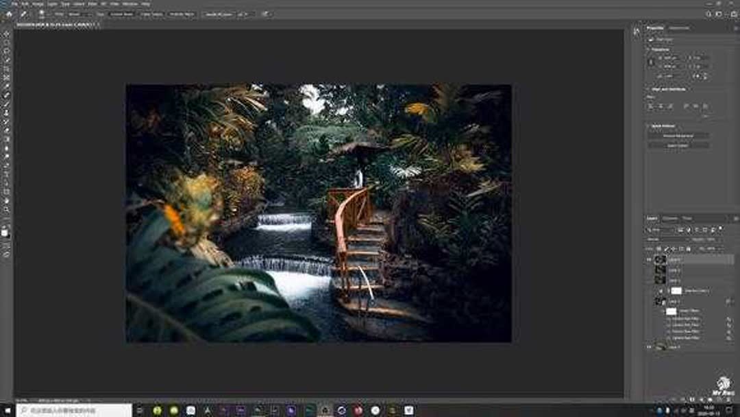 如何用ps调暗黑系照片
