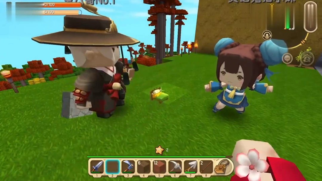 迷你世界:我用图腾给小屋做了一个标志,有了它就不会迷路