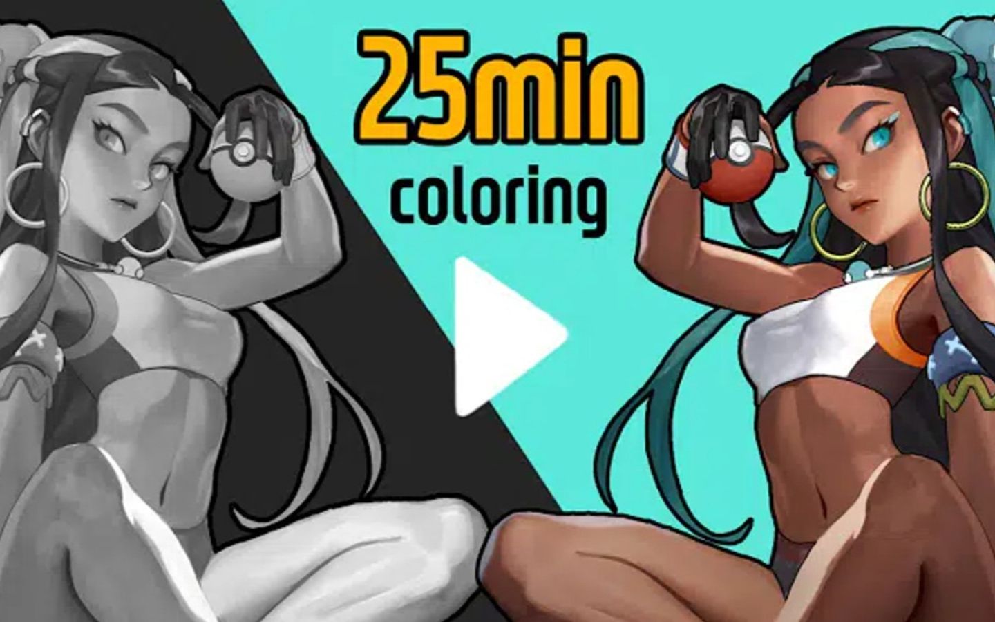 【COAX】如何在Photoshop中只需花25分钟完成着色!【板绘】