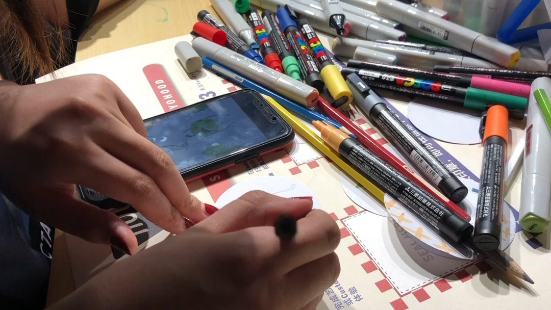 2019YOHOOD上海世博展览馆,亲自手绘卡套