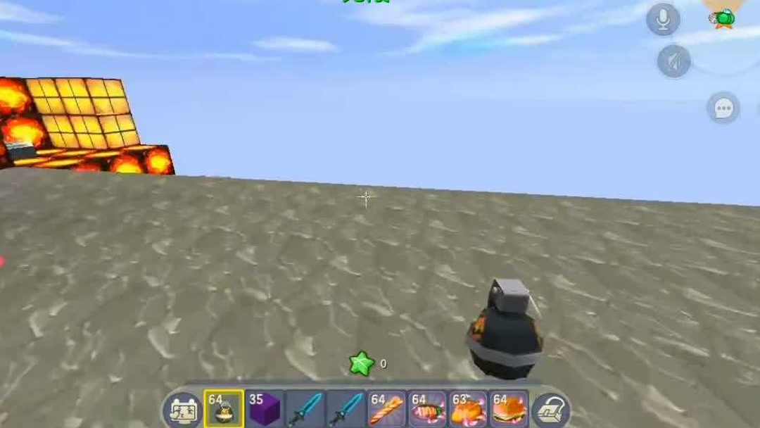 半仙迷你世界: 跑到山顶有神器,半仙拿到神器直接变身成熊孩纸