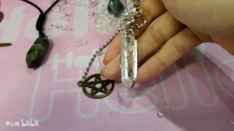 水晶灵摆不会占卜怎么办呀?戴上好看就完事了