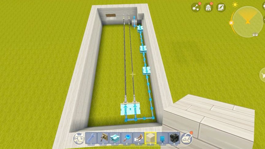 迷你世界飞龙解说 隐藏门的制作教程 看着就是一面墙 第550期
