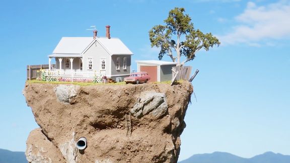 立体模型制作,精致的仿真风景房屋模型,细节做得太好了