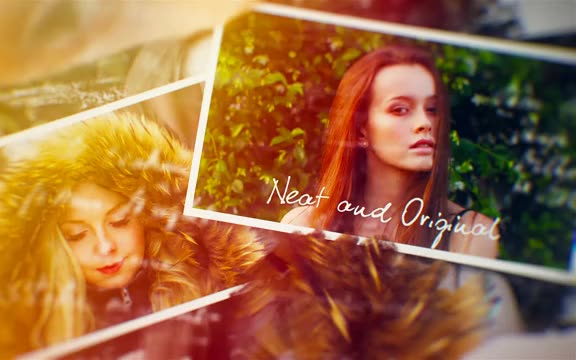 13294- 笔刷照片幻灯片AE模板