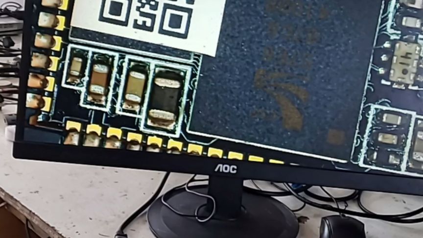维修利器高倍显微镜。