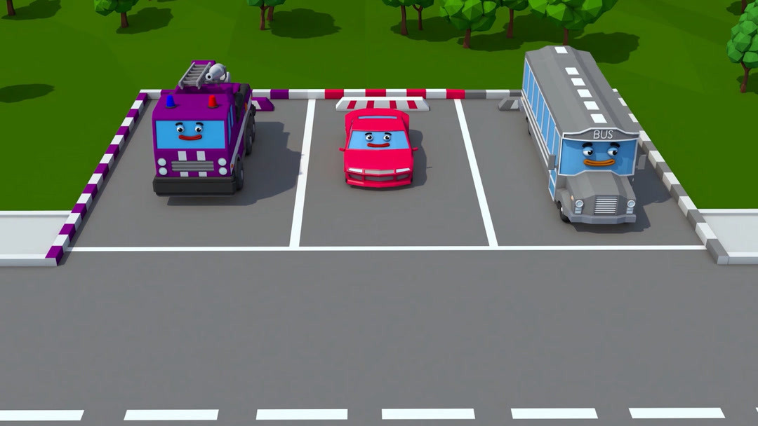 汽车小镇启蒙宝宝 第47集 停车位的颜色