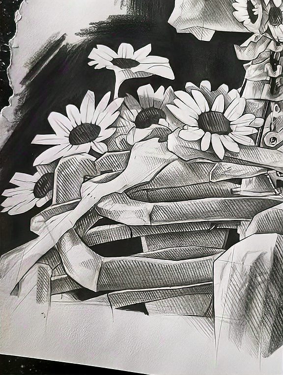 今天就来挑战一下菊画吧