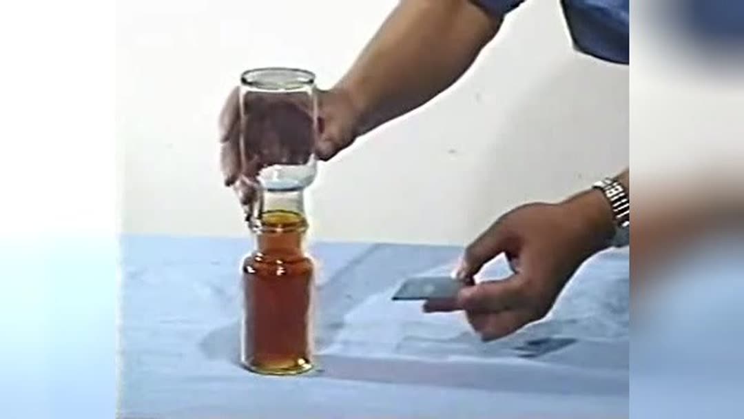 空气与二氧化氮的扩散(分子运动视频)