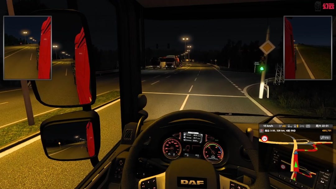 欧洲卡车模拟2 第十五期 开自己的车就倒霉