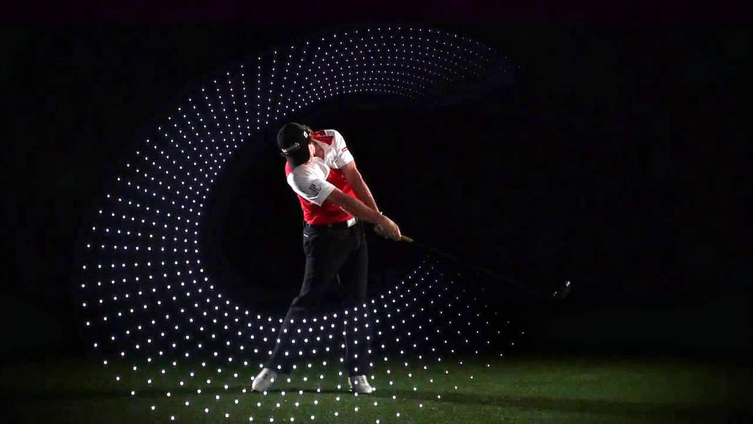 漂亮的挥杆都是简单有效的旋转运动,男子职业挥杆赏析,相当标准