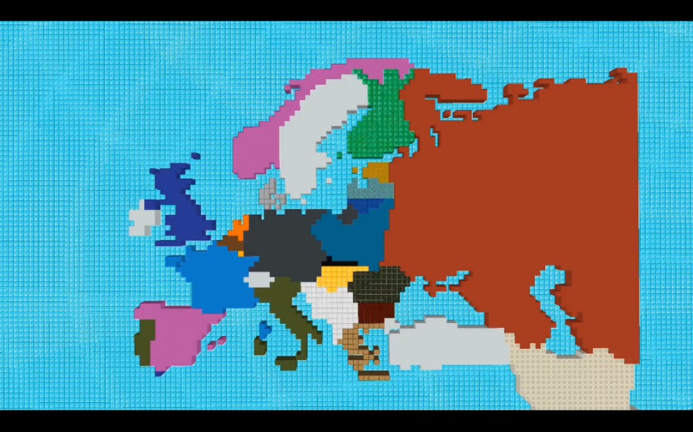 [我的世界]用我的世界还原二战欧洲变化