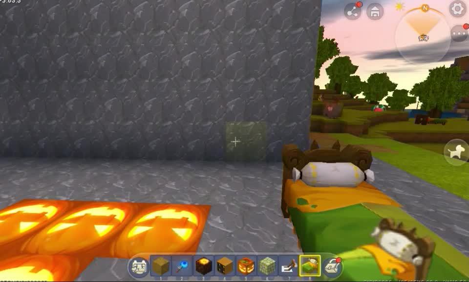 迷你世界:这个山洞怎么弄的?小伙伴们,你们知道吗?