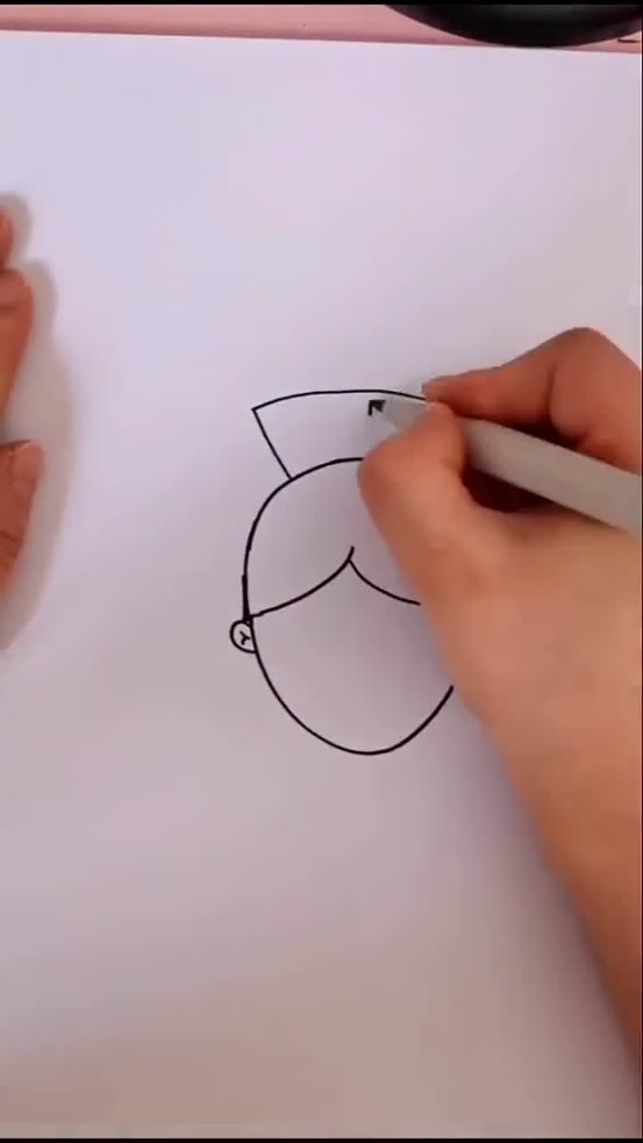 加油武汉,加油白衣天使 简笔画 白衣天使加油 武汉加油