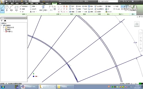 等径多节弯头钣金展开料在inventer当中的近似画法