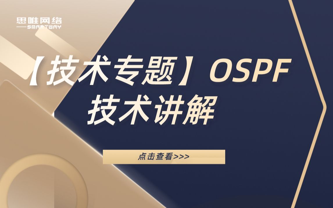 【技术专题】OSPF技术讲解