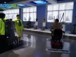 亿洁通清洁公司体验洁臣士尘推车