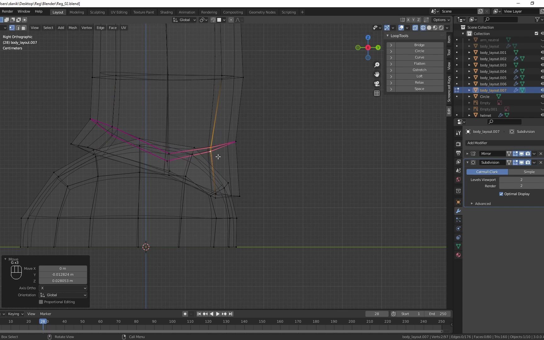 [13] Blender 3.0 角色建模教程-高模建模-5