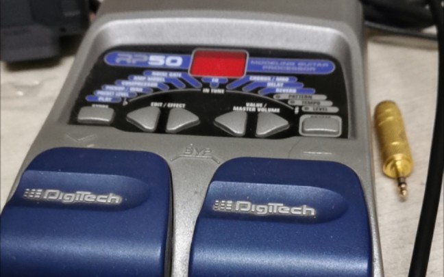 【电吉他】rp50效果器初体验!海阔天空尾奏(音色参数在简介)
