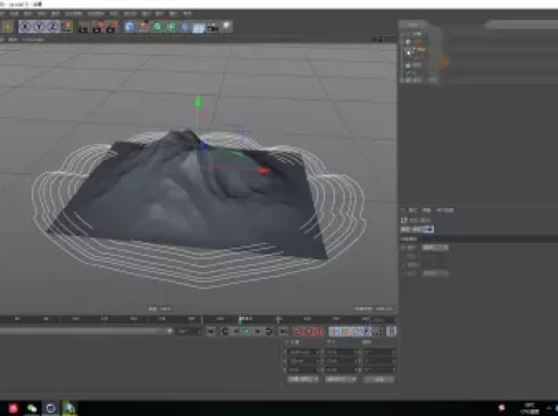 罡渡晨星C4D波纹置换教学