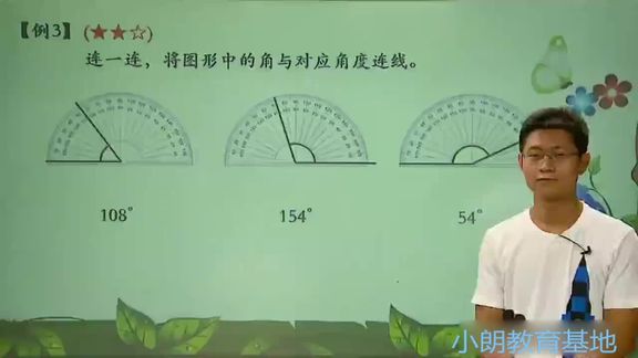小学四年级上册数学精讲第五章:角的度量之二(5)