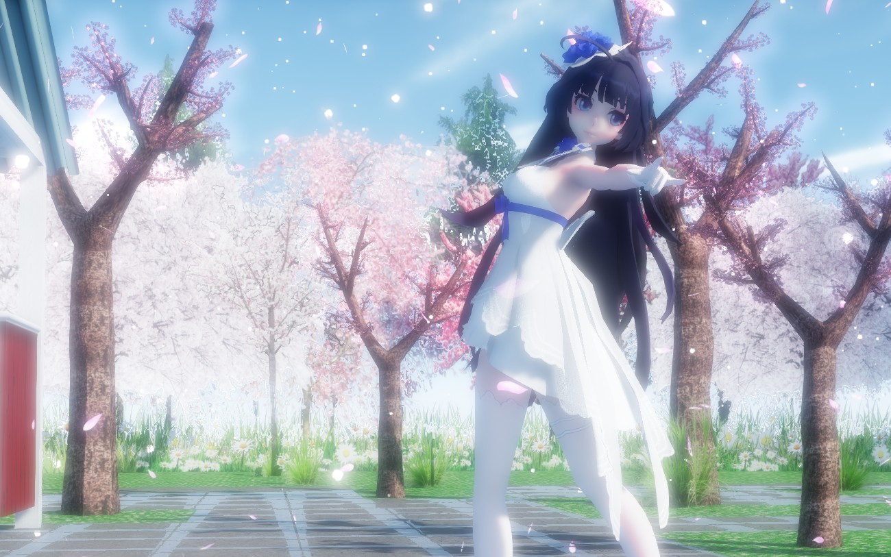 [崩坏3MMD]樱花树下芽衣花嫁,温柔乡里醉生梦死