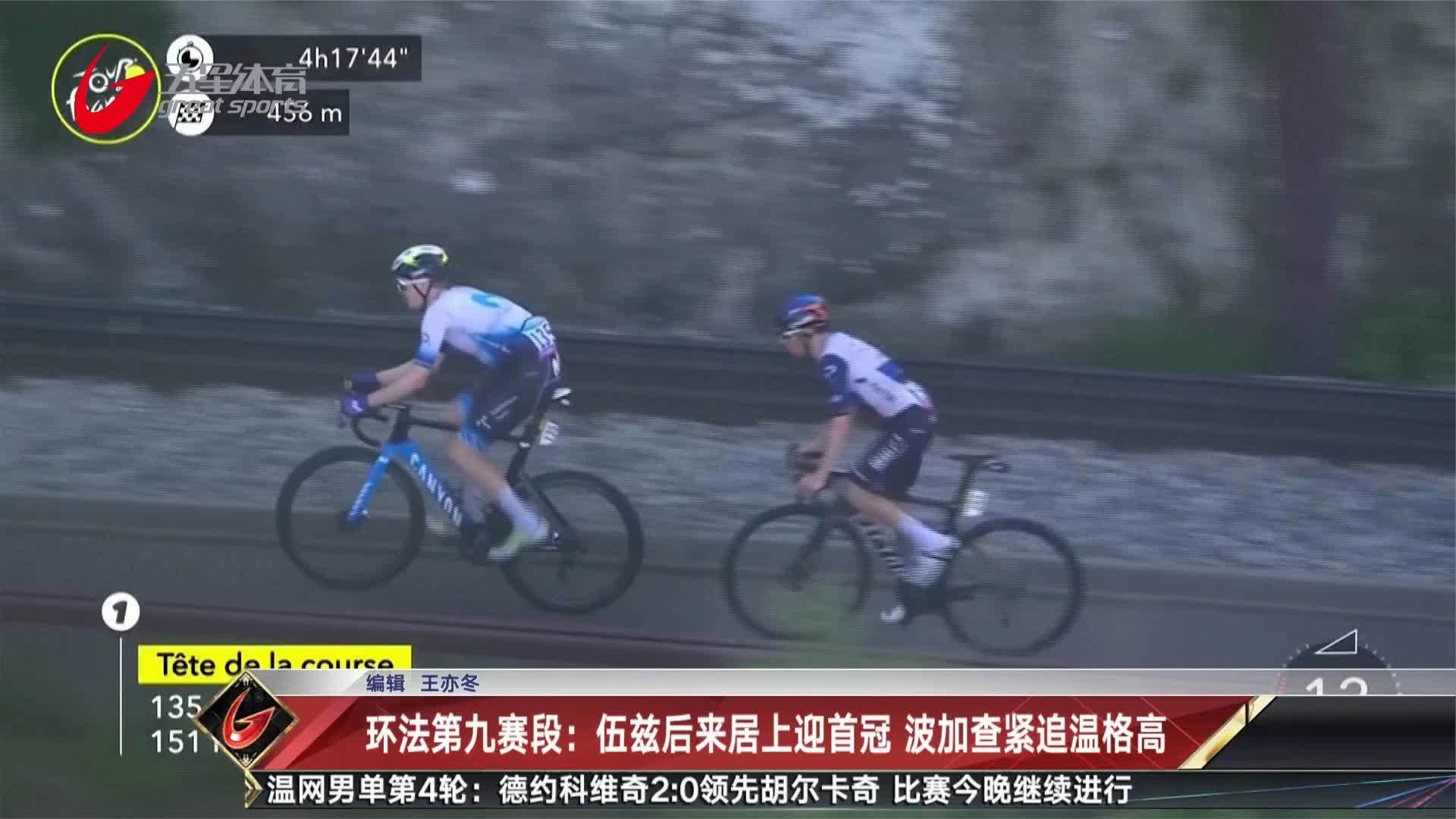 环法第九赛段:伍兹后来居上迎首冠 波加查紧追温格高
