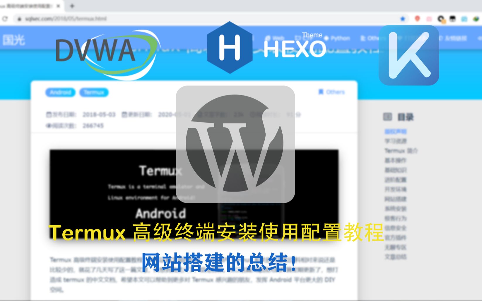 Termux 高级终端安装使用配置教程(网站搭建总结!)