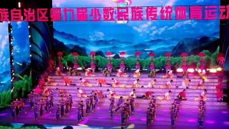 宁夏第九届少数民族传统体育运动会开幕式武术表演