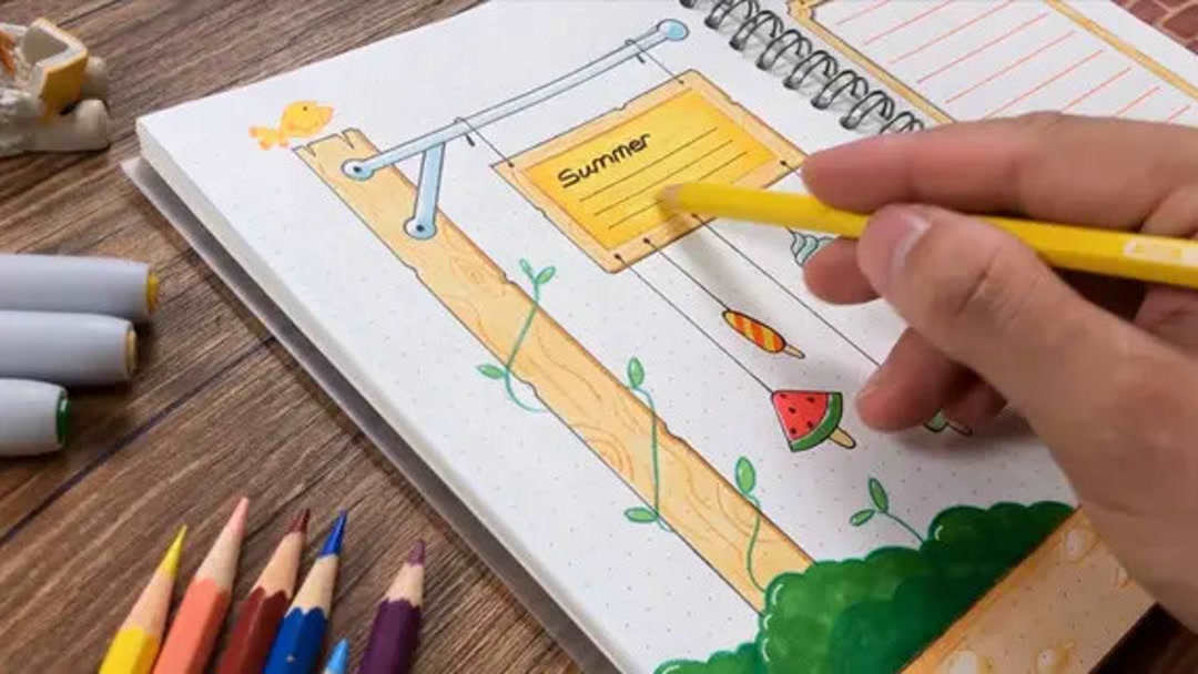 手帐 | 2020暑期计划,过一个有意义的暑假吧!