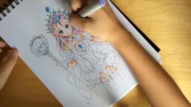 马克笔动漫绘画教程