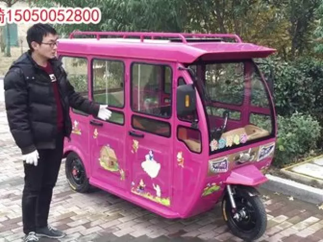 微虎电动 全封闭 电动三轮车