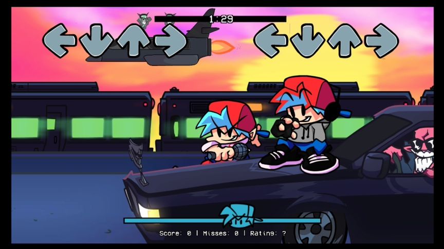 FNF优质模组 BF只是想玩滑板而已