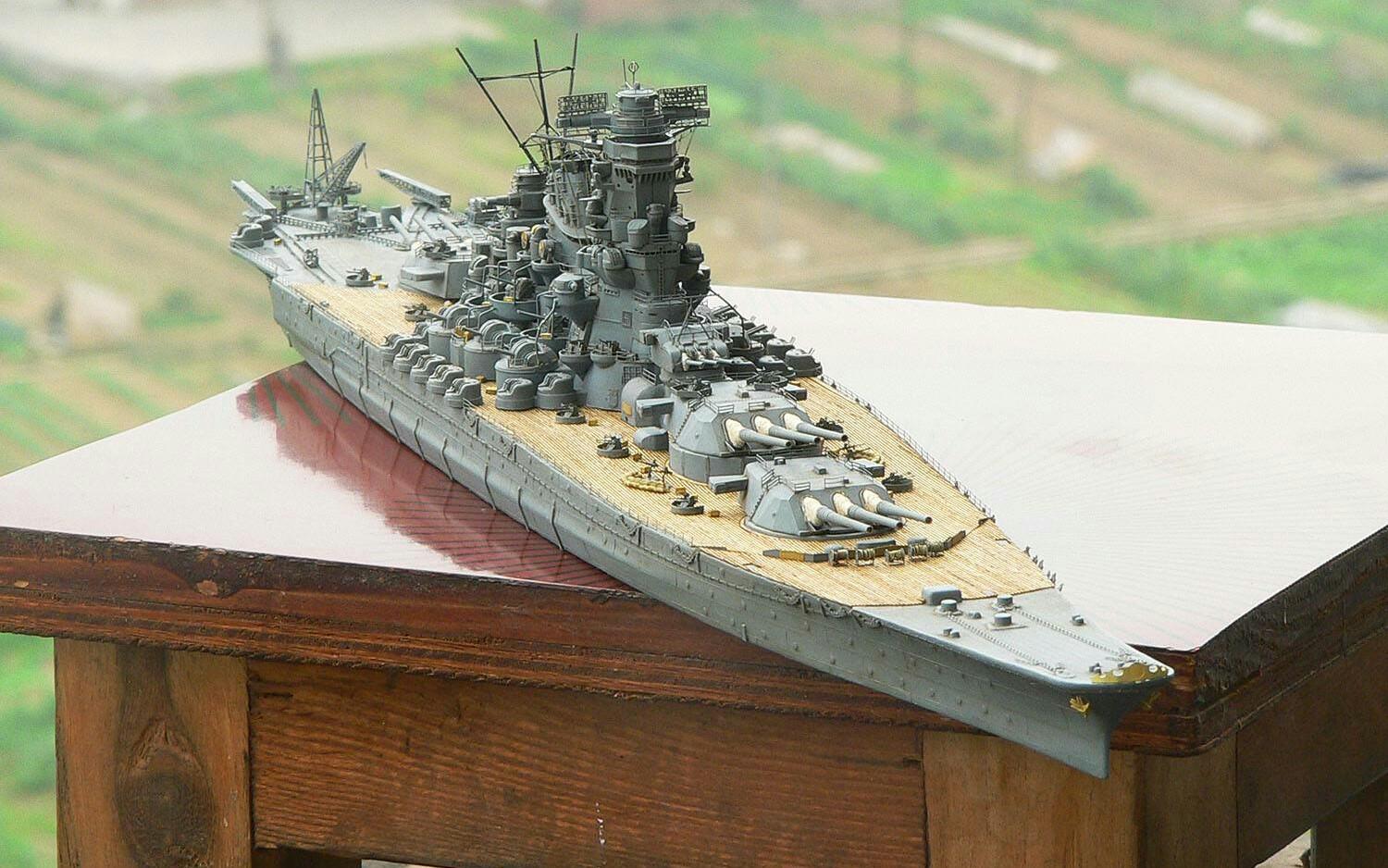 【田宫舰船模型】二战海军武藏号战列舰1/700模型开箱制作,外形帅炸,...