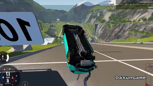 车祸模拟器:想毁掉一辆车是多么容易的一件事,油门一直踩就行了