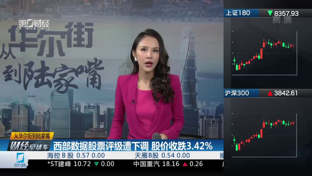 西部数据股票评级遭下调 股价收跌3.42%