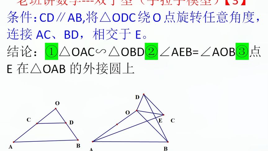 手拉手模型【3】之相似三角形