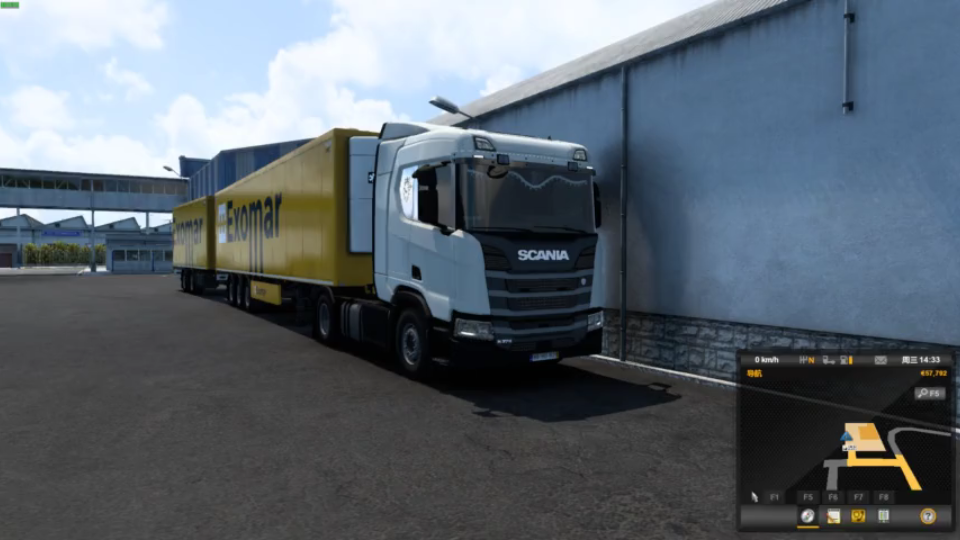 [欧洲卡车模拟2]新档购SCANIA的一天 ‖ Euro Truck Simulator 2