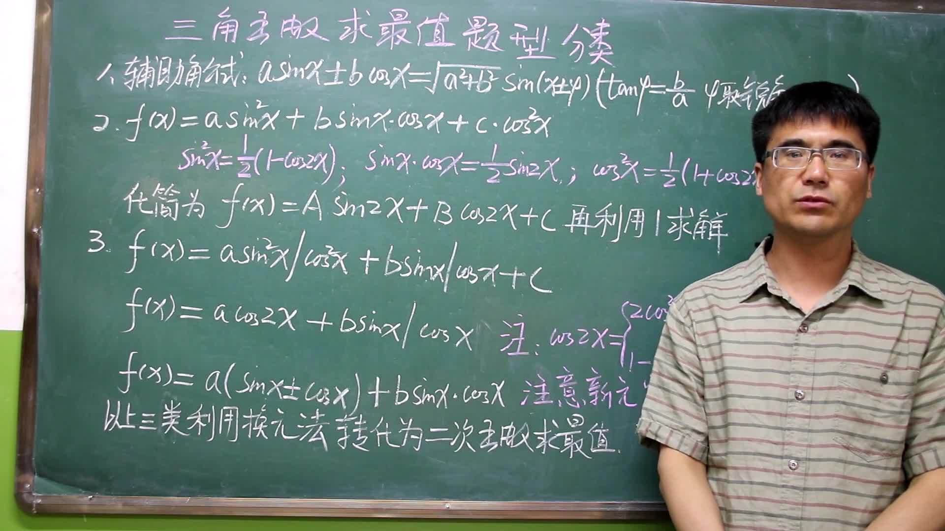 三角函数求最值方法讲解.