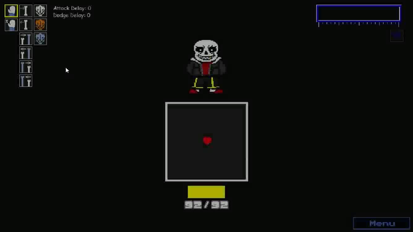 【论Sans是怎么。】Sans模拟器 尴尬,被Chara狂虐