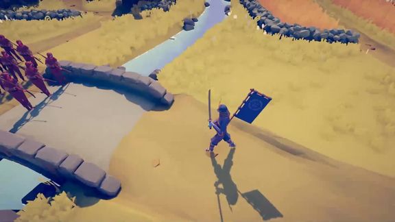 全面战争模拟器:学会了格挡的宫本,弓箭手打不着