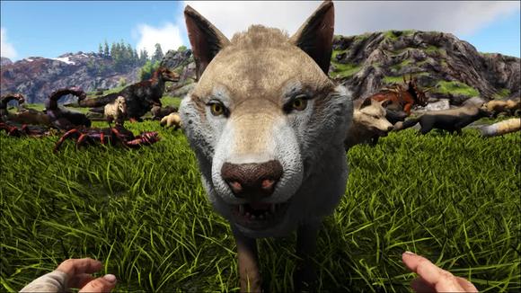 方舟生存进化:小灰灰出世!狼王培育计划,半仙暗墨成了超级奶妈