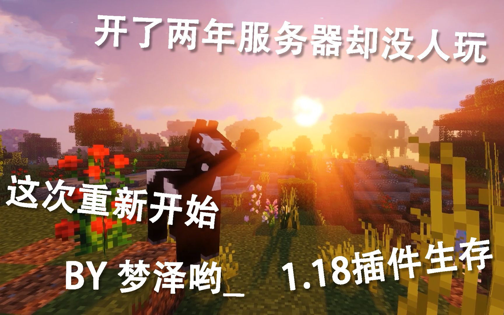 1.18.2插件生存服务器新开荒!-MC